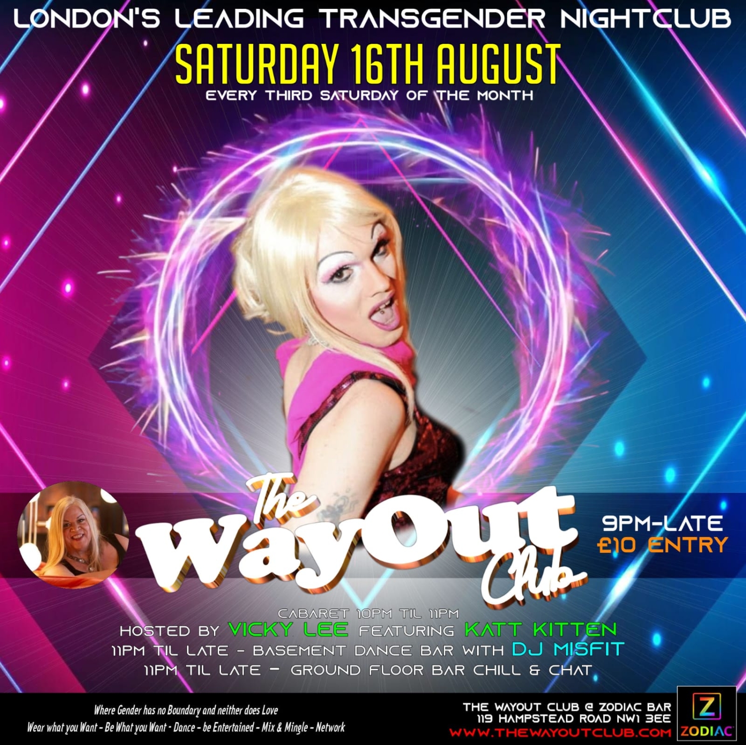 Whats On – The WayOut Club